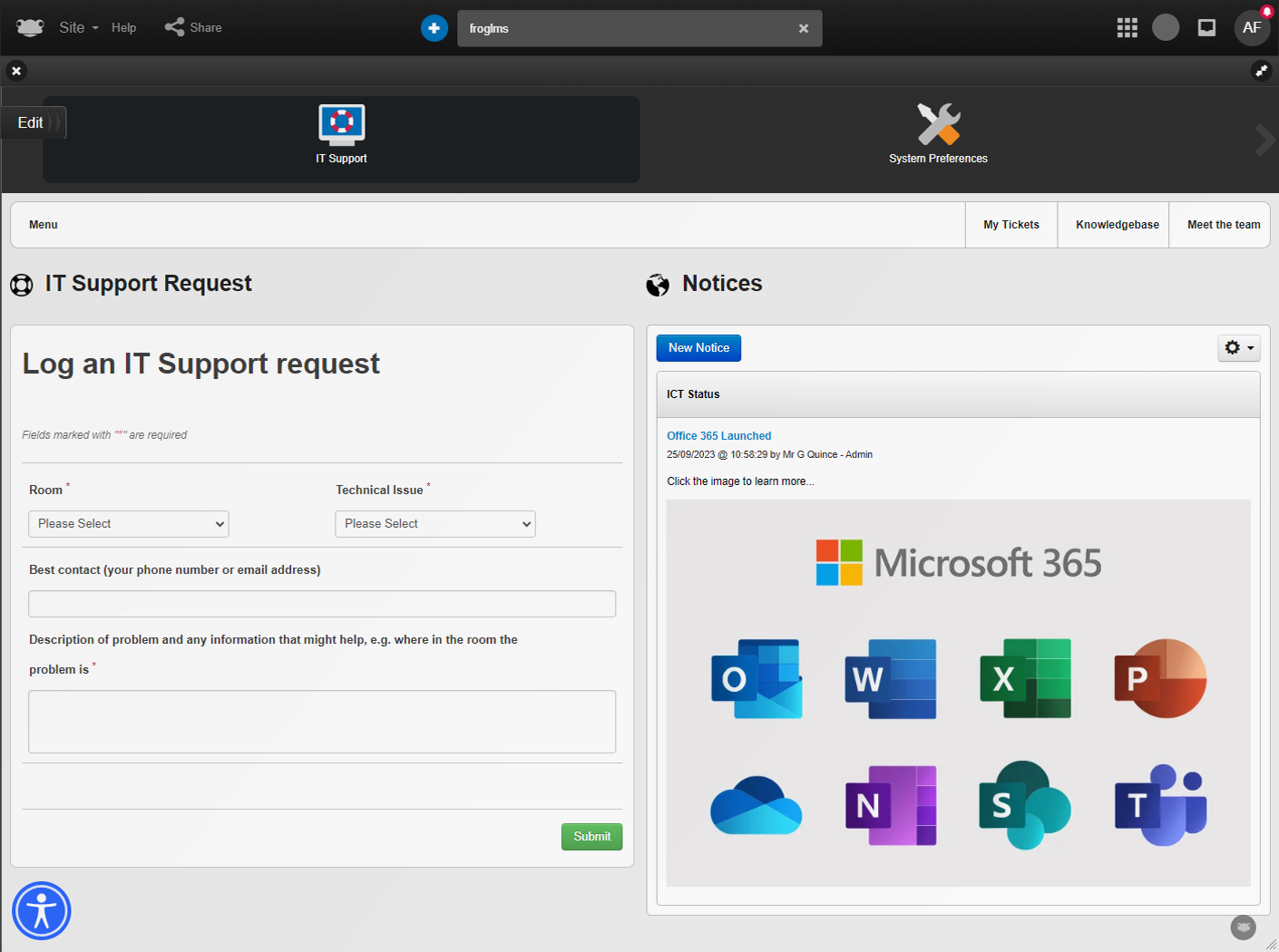 FrogLMS | Leap :: FrogLMS